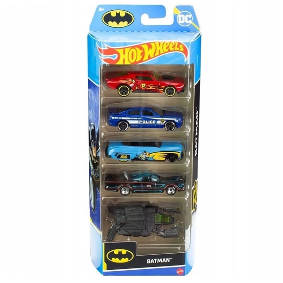 Mattel | Toys | Hot Wheels 5pack Batman Muscle Bound 1 Charger 49 Merc ...
